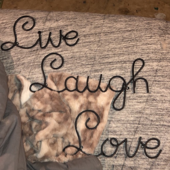Wall Decor | Cursive Live Laugh Love Signs | Poshmark